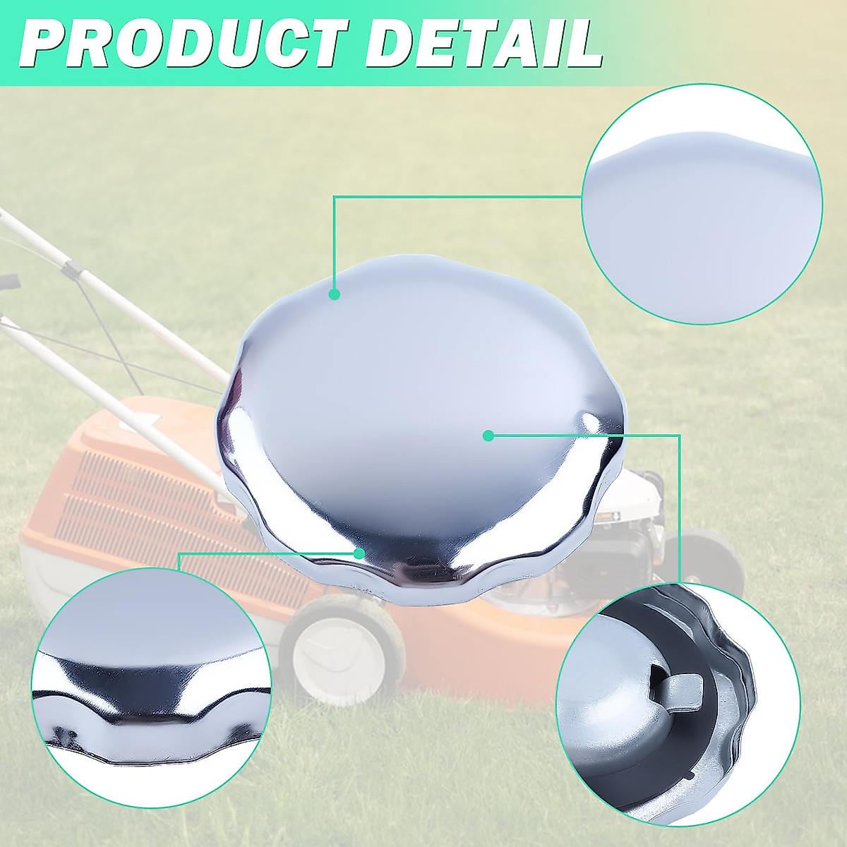 Adefol 5pcs Gas Fuel Cap for Honda GX120 GX160 GX200 GX240 GX270 GX340 GX390 Replace 17620-ZH7-013 17620-ZH7-023