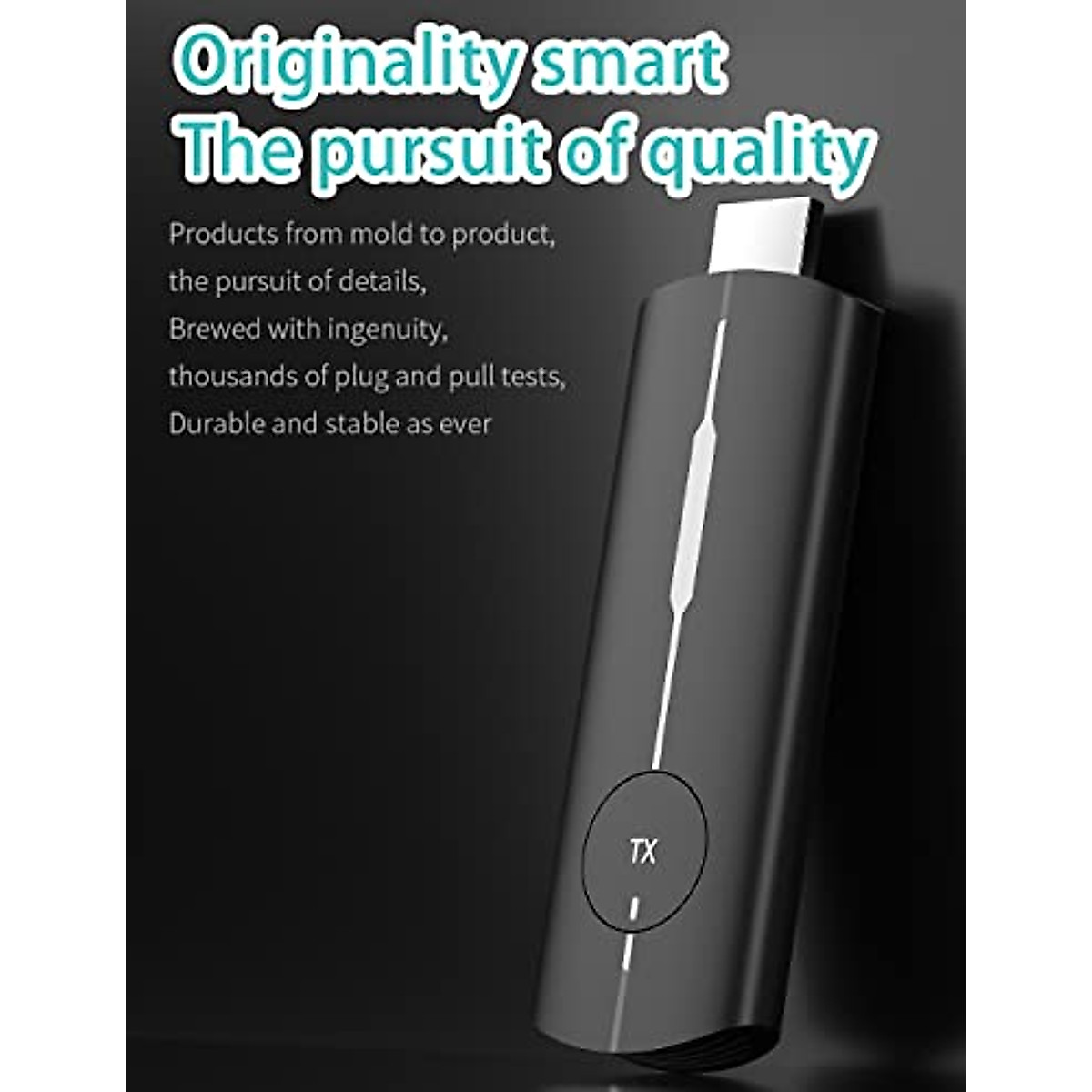 Wireless HDMI Transmitter and Receiver,Wireless HDMI Extender Kit,Portable HDMI Wireless Transmitter and Receiver for Streaming Video Audio from Laptop/PC/Cable Box to HDTV/Projector/Monitor.