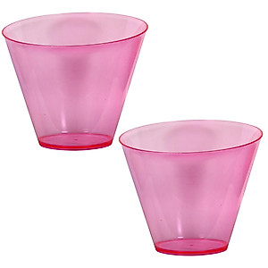 ACHED Light Pink Candy Container 2Pcs Plastic Trifle Dishes 2Pcs Scalloped Plastic Bucket 5.625x4.5x6 2Pcs Plastic Container 8x7x8.8 6Pcs Plastic Scoop 6x3x1 Sets Pack of 12 with Bonus Ankara Tote Bag