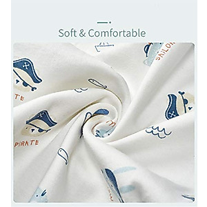 Newborn Swaddle with Hat 100% Cotton Swaddle Blankets for Baby Receiving Blanket Adjustable Sleepsack Easy Wrap Swaddle for Infant Boys Girls 0-3 Months (Stars)