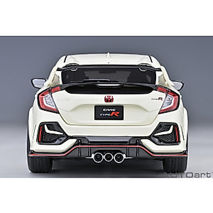 2021 Civic Type R (FK8) RHD (Right Hand Drive) Championship White 1/18 Model Car by Autoart 73220