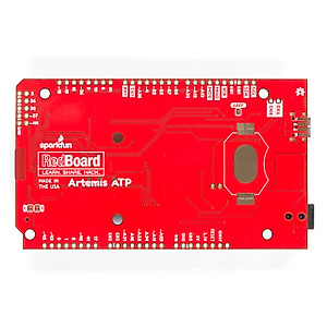SparkFun RedBoard Artemis ATP Machine Learning Development Board Includes BLE 1 megabyte Flash USB-C Qwiic I2C MEMS Microphone Compatible with Arduino IDE platform Run TenserFlow Models Mega Footprint