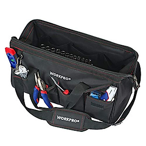 WORKPRO Home Tool Kit, 322PCS Home Repair Hand Tool Kit Basic Household Tool Set with Carrying Bag