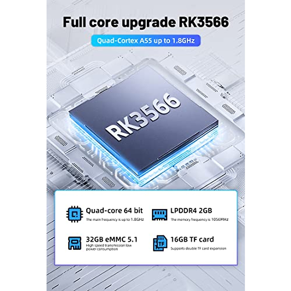 RG353M Metal Retro Game Handheld Game Console with Android 11 64bit Linux System 3.5’’ IPS Touch Screen Built-in 64G TF and Hall Joystick