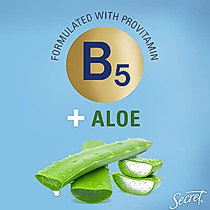 Secret Derma+ Invisible Gel Antiperspirant & Deodorant, Cooling With Vitamin B5 + Aloe, 48 Hr., 2.5 Oz