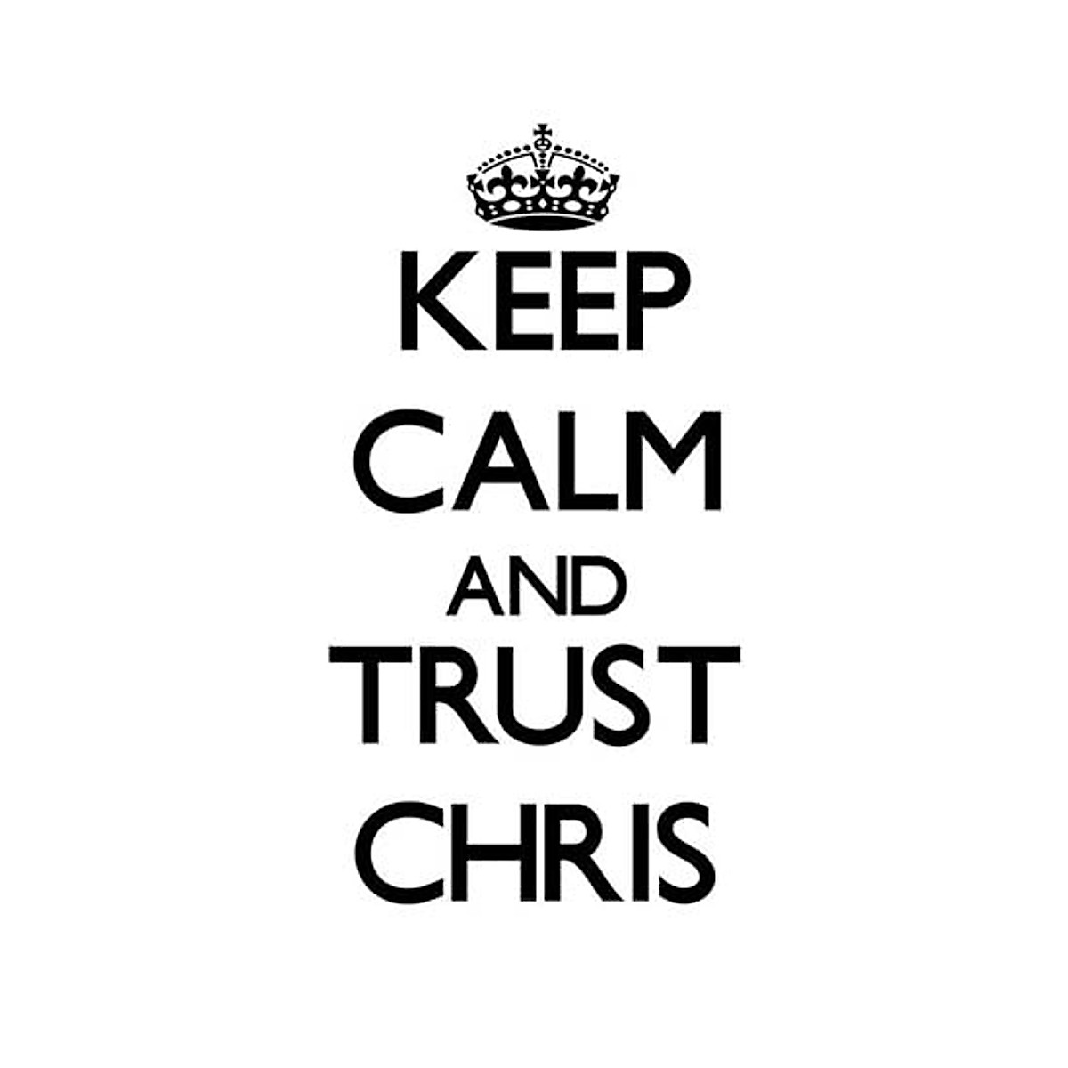 CafePress Keep Calm And TRUST Chris Mugs Ceramic Coffee Mug, Tea Cup 11 oz