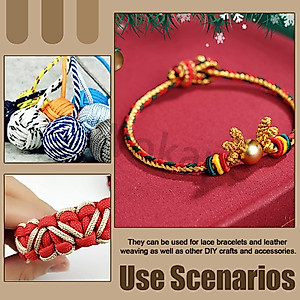 Wokape 21Pcs Paracord Bracelet Jig Kit with Knotters Tool Set, Stainless Steel Lacing Needles Smoothing Tool Knotter with Spike, Paracord Stitching Set for Paracord Leather Weaving DIY Craft