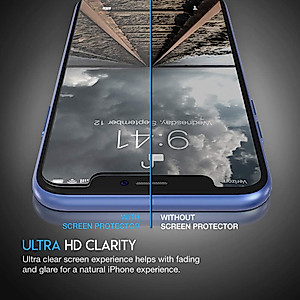 Purity Screen Protector for Apple iPhone 11 and iPhone XR - 3 Pack (w/Installation Frame) Tempered Glass Screen Protector Compatible iPhone 11 / iPhone XR (3 Pack) [Anti-Scratch] [Fit with Most Cases]