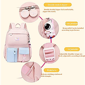 LANSHIYA Cute kids Backpack for Girls Elementary School Students Casual Daypack Lightweight Outdoor Bookbag for Teens