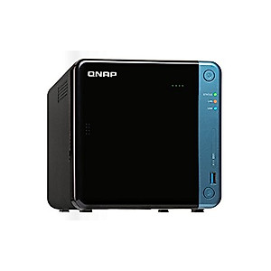 QNAP TS-453Be-2G-US 4-Bay Professional NAS. Intel Celeron Apollo Lake J3455 Quad-core CPU with Hardware Encryption