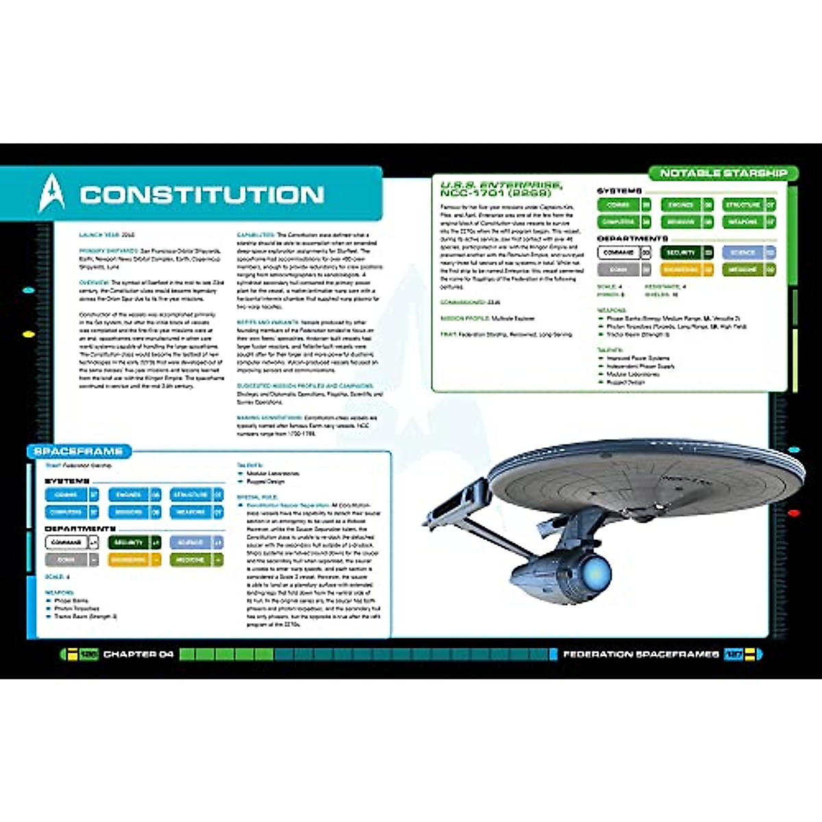 Modiphius Entertainment Star Trek Adventures: Utopia Planitia Starfleet Sourcebook - Hardcover Expansion RPG Book