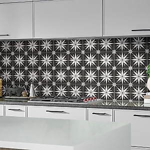 Merola Tile Ursino Star Carrara 7-7/8" x 7-7/8" Porcelain Floor and Wall Tile