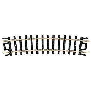 N Code 80 Nickel Silver 1/2 11" Radius Snap-Track (6) Atlas Trains