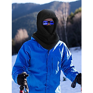 3 Pieces Camo Balaclava Face Mask Hunting Face Mask Balaclava Hats for Outdoor Sports (Drawstring Style, Large)