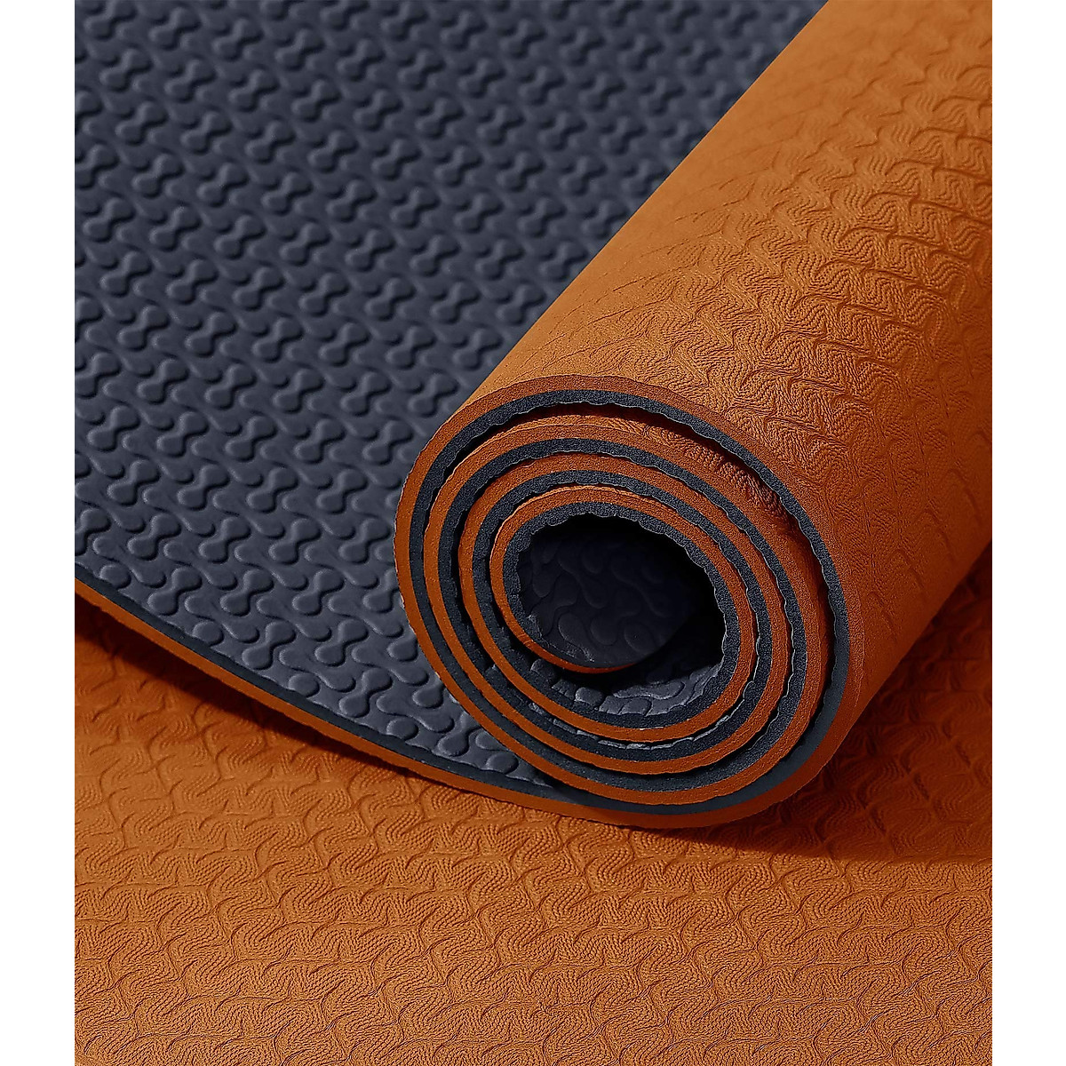 IUGA Yoga Mat Non Slip Anti-tear Yoga Mats Eco Friendly Hot Yoga Mat Thick Workout & Exercise Mat for Yoga, Pilates and Fitness (72"x 24"x 6mm)