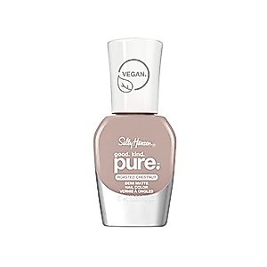 Sally Hansen Good.Kind.Pure Demi Matte Vegan Nail Color, Roasted Chestnut - 0.33 fl oz (Pack of 1)