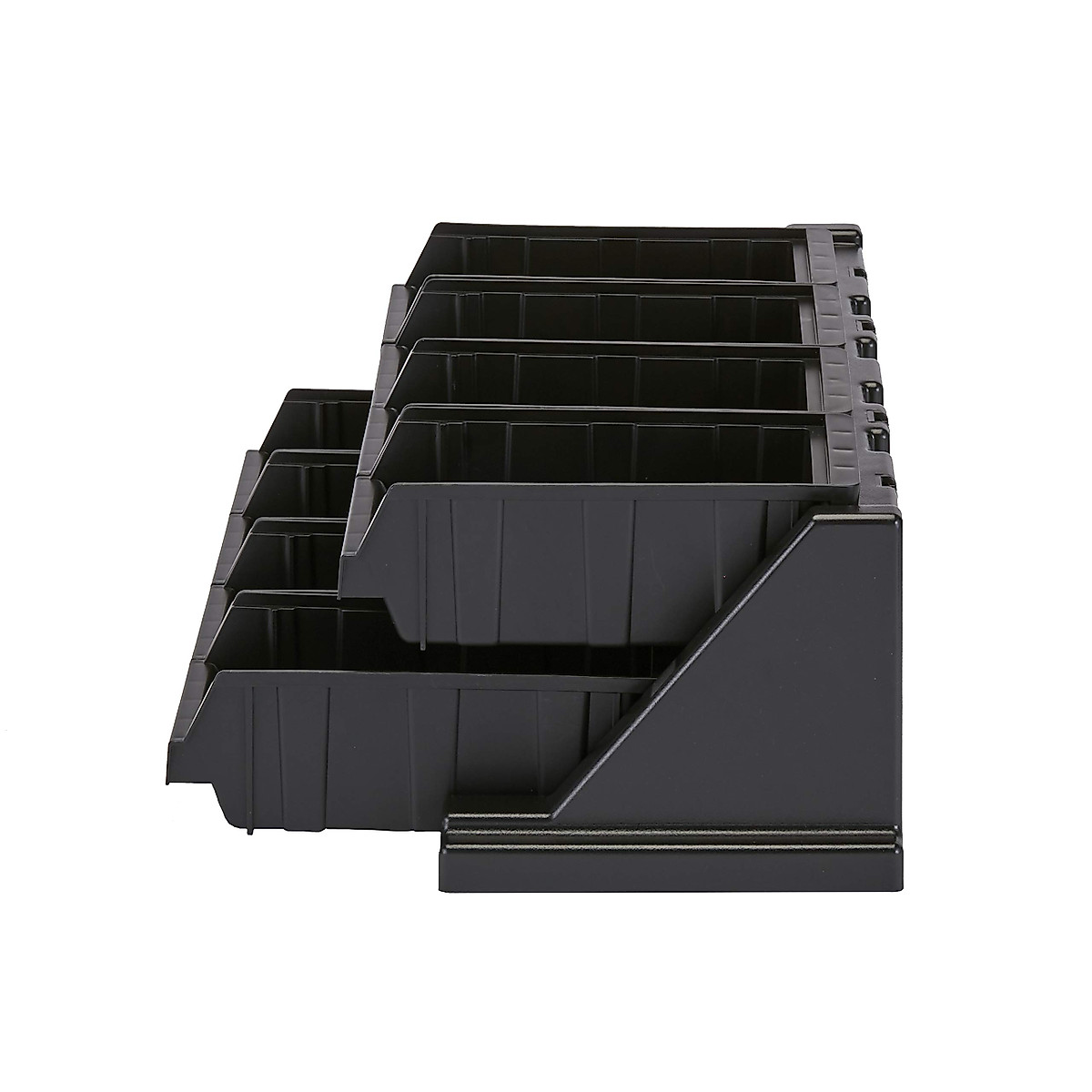 Cambro 8RS8110 Versa Black 8-Bin Organizer Rack Case of 1