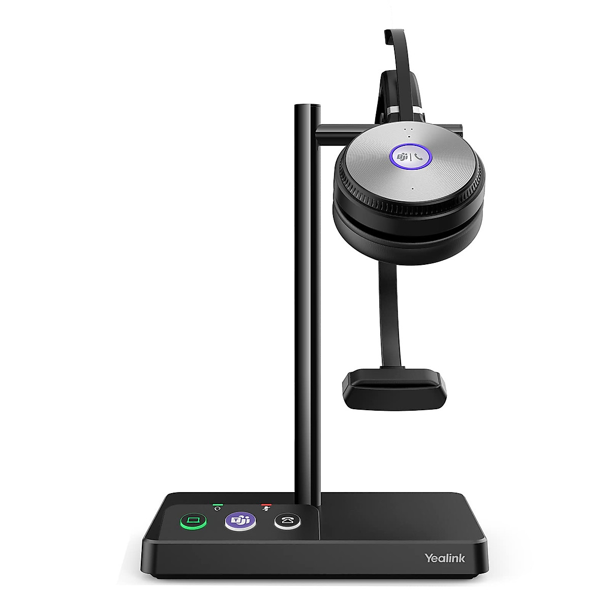 Yealink WH62 Wireless DECT Mono Headset Teams Certified, Wireless ...