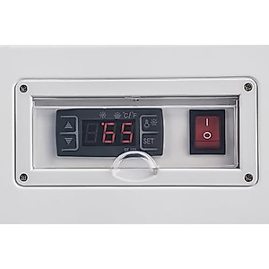 KoolMore CDC-250-WH 48 in. Self-Service Countertop Bakery Display Refrigerator in White