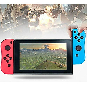 OMKARSY NS Switch Joy Pad Controllers - Left and Right Controllers Compatible with Nintendo Switch as a Joy Con Controller Replacement - Red/Blue