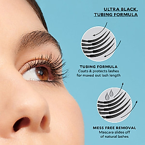 Velour Lashes Pretty Big Deal Lash Boosting Mascara with Peptides - Effective 3-in-1 Tubing Mascara, Lash Protector, and Enhancement Serum to Nourish Eyelashes - Premium Luxury Beauty Products
