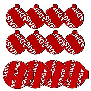 PKYAA 8 Pack Sticky Adhesive Compatible with Socket Mount Base, Double-Sided Replacement Tape for Car Magnetic Phone Holder, 4 Pack Sticker Pads for Collapsible Grip & Stand Base