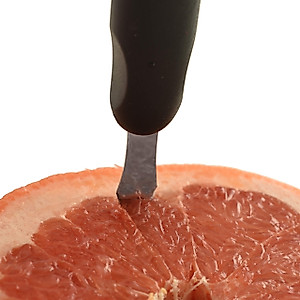 Norpro Grip-EZ Squirtless Grapefruit Knife, 8.75in/22cm, Black