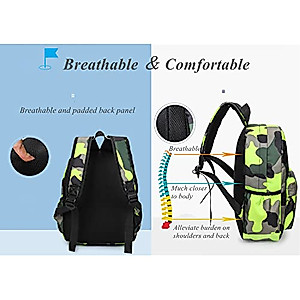 Camo Prints Preschool Kindergarten Backpack Schoolbag Camouflage Toddler Kids Bookbag Daycare Bag