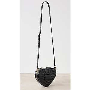Louis Vuitton Women's Pre-Loved New Wave Heart Crossbody Bag, Calfskin, Black, One Size
