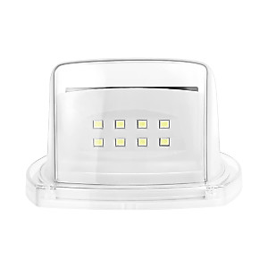 WONFAST Solar Outdoor Lights, Waterproof 8LED Solar Wall Light Lawn Fence Walkway Decorative Night Lamps for Home Pathway Street Courtyard Steps Garden Decoration (6Pack, Warm White)