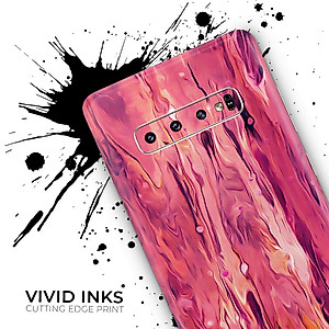 DesignSkinz Blurred Abstract Flow V48 Protective Vinyl Decal Wrap Skin Cover Compatible with The Samsung Galaxy S20 (Screen Trim & Back Glass Skin)