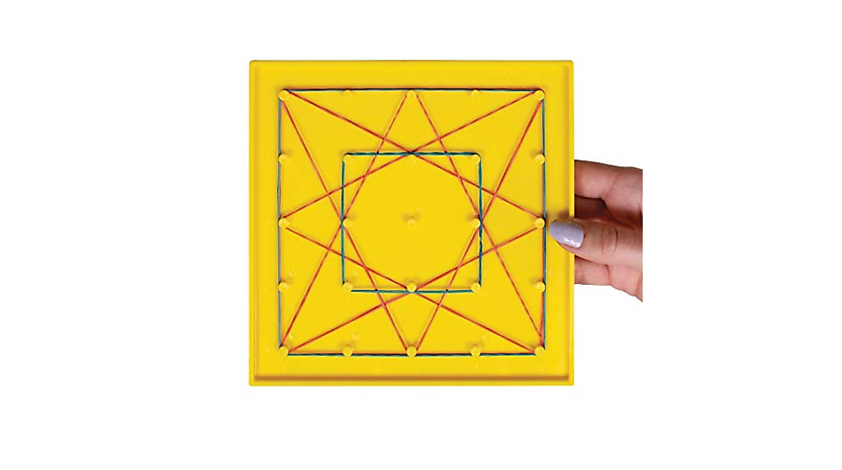 edxeducation Double-Sided Geoboards - Geometry Learning Fun