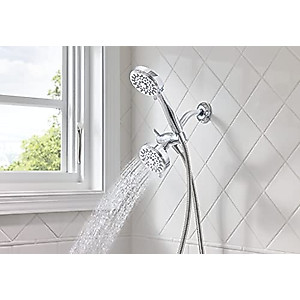 Moen 20016 Ignite Dual Hand Held And Multi Function Shower Head Combo Package With Hose And Diverter, Chrome, 3.75"