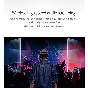 VR Goggles for iPhone and Android Phones, 3D Virtual Reality Vr Headset/Glasses with Wireless Headphones for Imax Movies & Play Games with Remote Controller