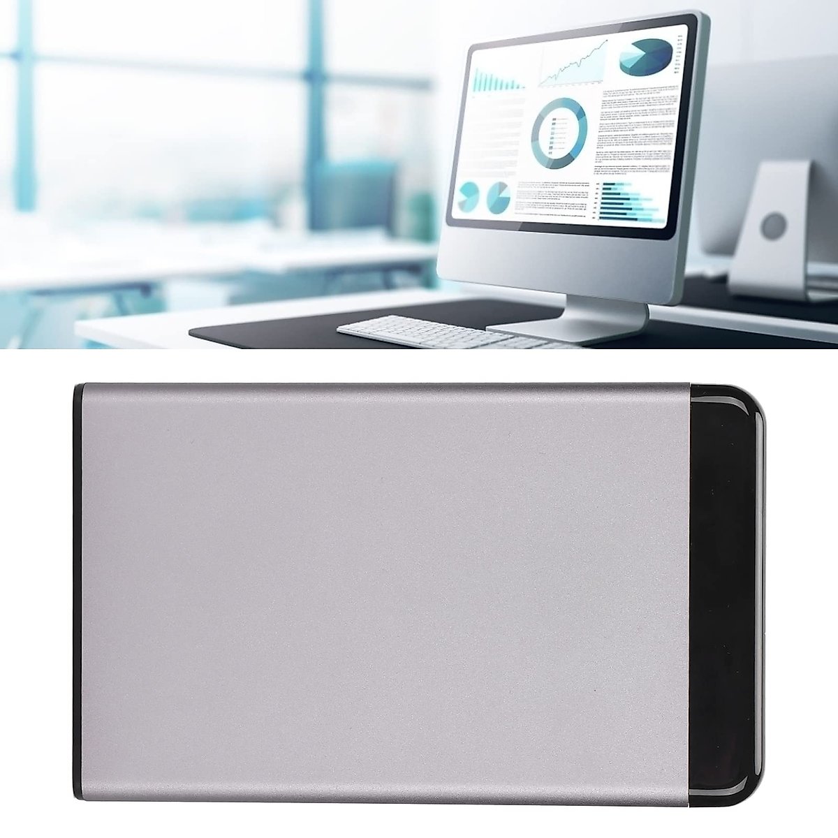 Hard Drive, External SSD Portable Metal Design for Desktop Computers for Notebooks for All in One Computers(#1)