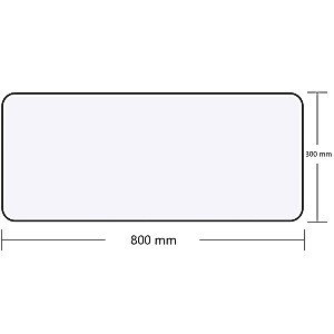 Qisan Large Gaming Mouse Pad Extended Size Mousepad for Computer Desktop PC Laptop 31.5"x11.8"x0.15" Keyboard Pad Desk Pad with Anti-Slip Rubber Base | Large Desk Mat for Keyboard and Mouse-White