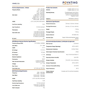 Poynting 5-in-1 MIMO 2xLTE, 2xWiFi, 1xGPS