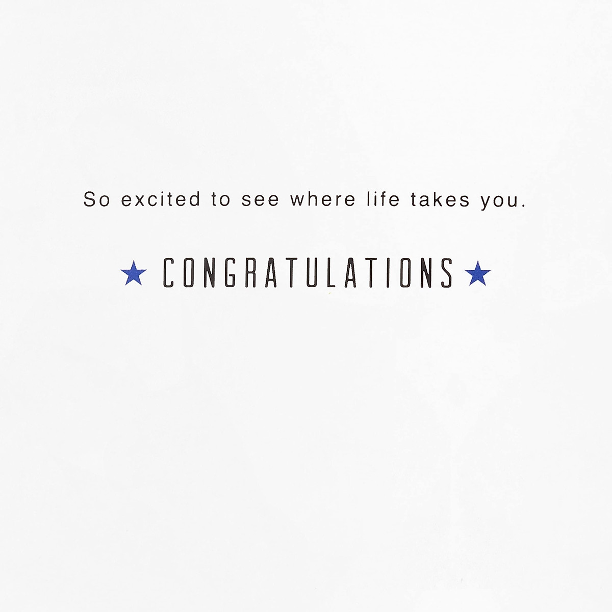 Hallmark Signature Graduation Card (Go Change the World Letterboard)