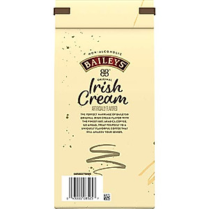 Bailey's Non-Alcoholic Original Irish Cream Flavored Ground Coffee (11 oz Bag)