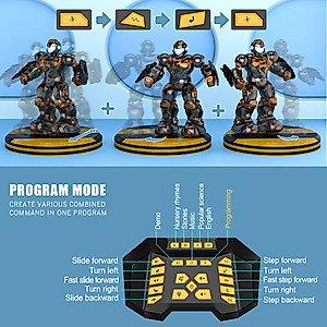 PP PICADOR Programmable Smart RC Robot Toy for Kids 5-10, Gesture Sensing, 2.4Ghz Remote, Chargeable Robotics Kit - Birthday Gift (Matte Metallic)