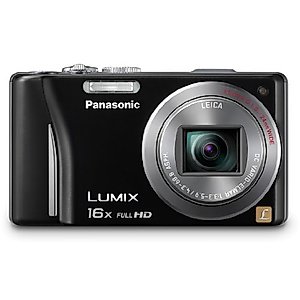 Panasonic Lumix DMC-ZS10 14.1 MP Digital Camera with 16x Wide Angle Optical Image Stabilized Zoom and Built-In GPS Function (Black)