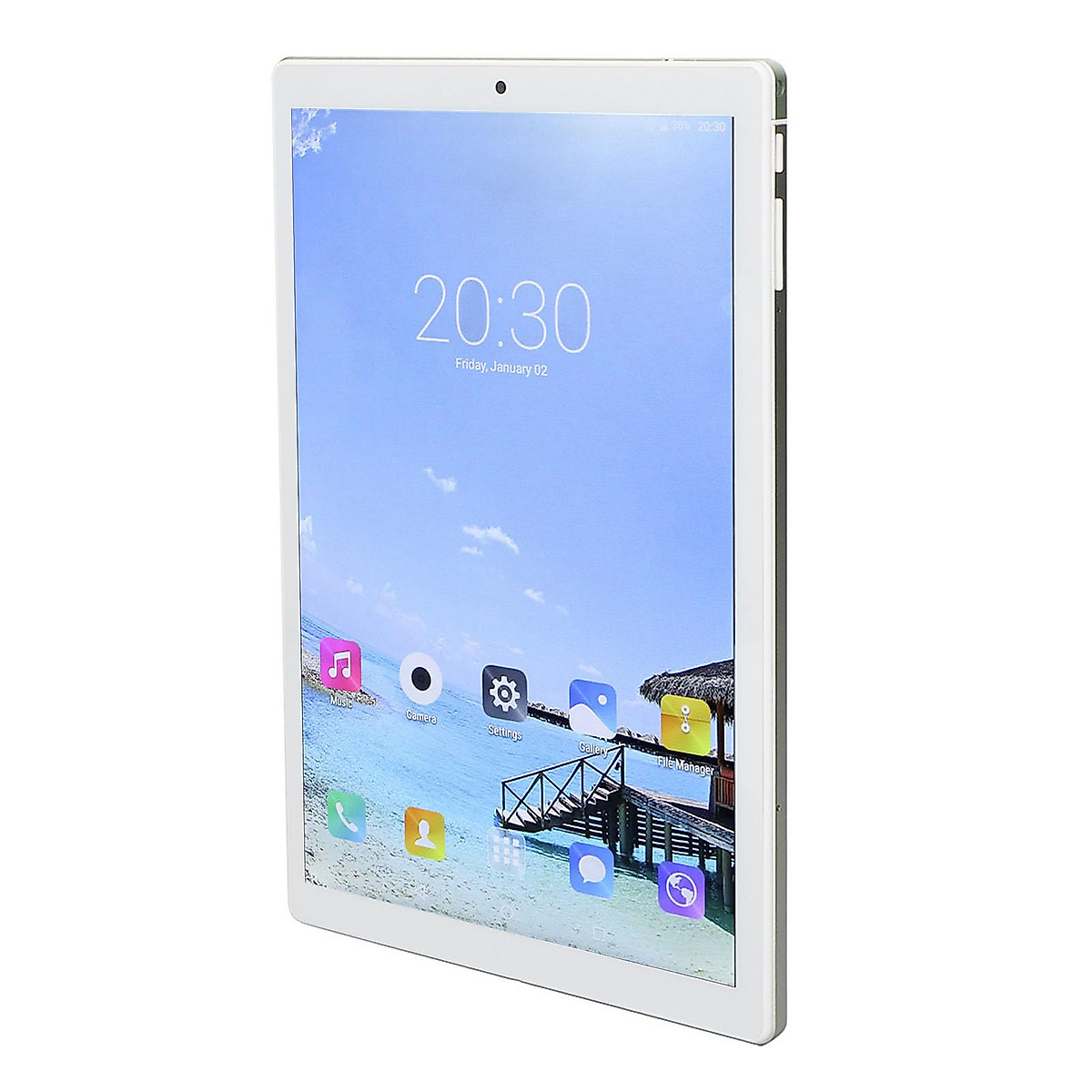 10in Tablet, 2.4G 5G Dual Band 100‑240V Dual Speakers Tablet PC for Elderly (US Plug)