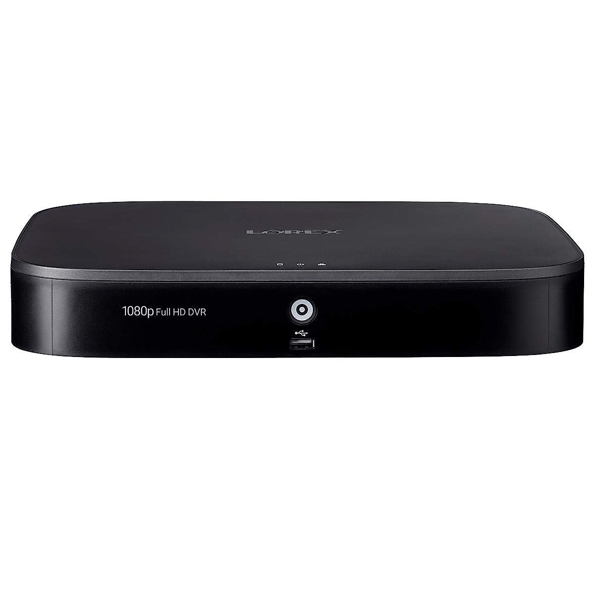 Lorex D241A81B 8 Channel 1080p Analog HD 1TB Security System DVR with Advanced Motion Detection Technology and Smart Home Voice Control, Black