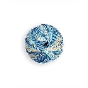 Alpaca Collections Superwash Wool Alpaca Yarn - Peruvian wools | Great Crochet and Knitting Starter Kit for Colorful Craft | Assorted Colors (Multi Blu)