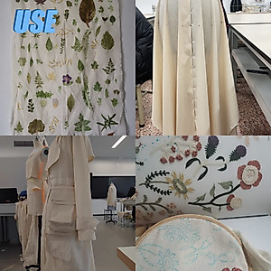 2 Yard Gold Cotton Fabric,Natural Cotton Poplin Fabric by The Yard,Gold Fabric,59 Inches Wide 100% Cotton Fabric,Soft Embroidery Muslin Quilting Fabric Material for Sewing Material Apparel Cloth