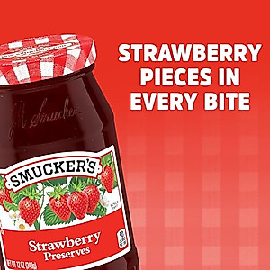 Smucker's Strawberry Preserves, 12 Ounces (Pack of 6)
