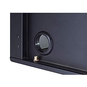 TRINITY 24 Inch Garage Storage Cabinet, 22 Gauge Steel, Wall-Mount, Adjustable Shelf and Reversible Door for Tools, Cleaning Supplies, and More, Black