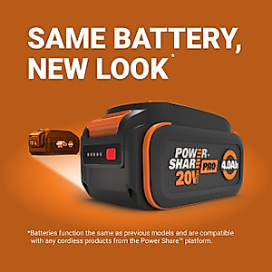 WORX 20V Power Share PRO 4.0Ah Battery