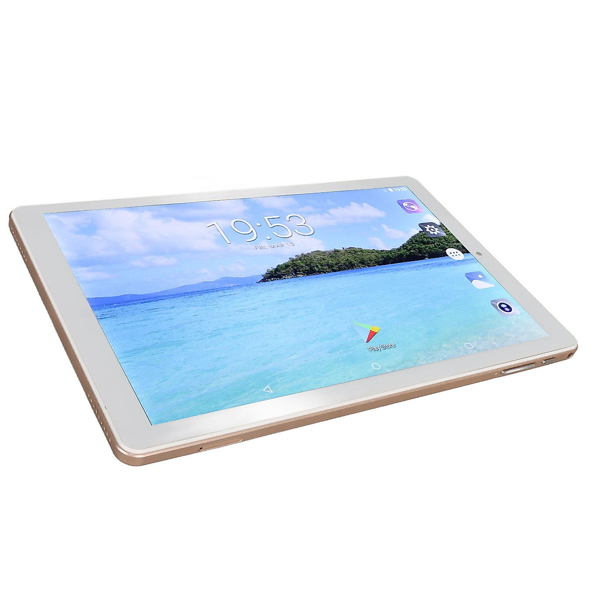 Haofy Tablet, 2 in 1 10.1 Inch Digital Tablet Dual Box Speakers 8 Core 4GB RAM 64GB ROM for Learning Entertainment (US Plug)