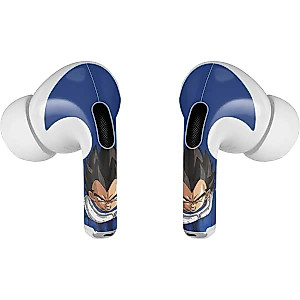 Skinit Decal Audio Skin Compatible with Apple AirPods Pro - Officially Licensed Dragon Ball Z Vegeta Saiyan Armor Design
